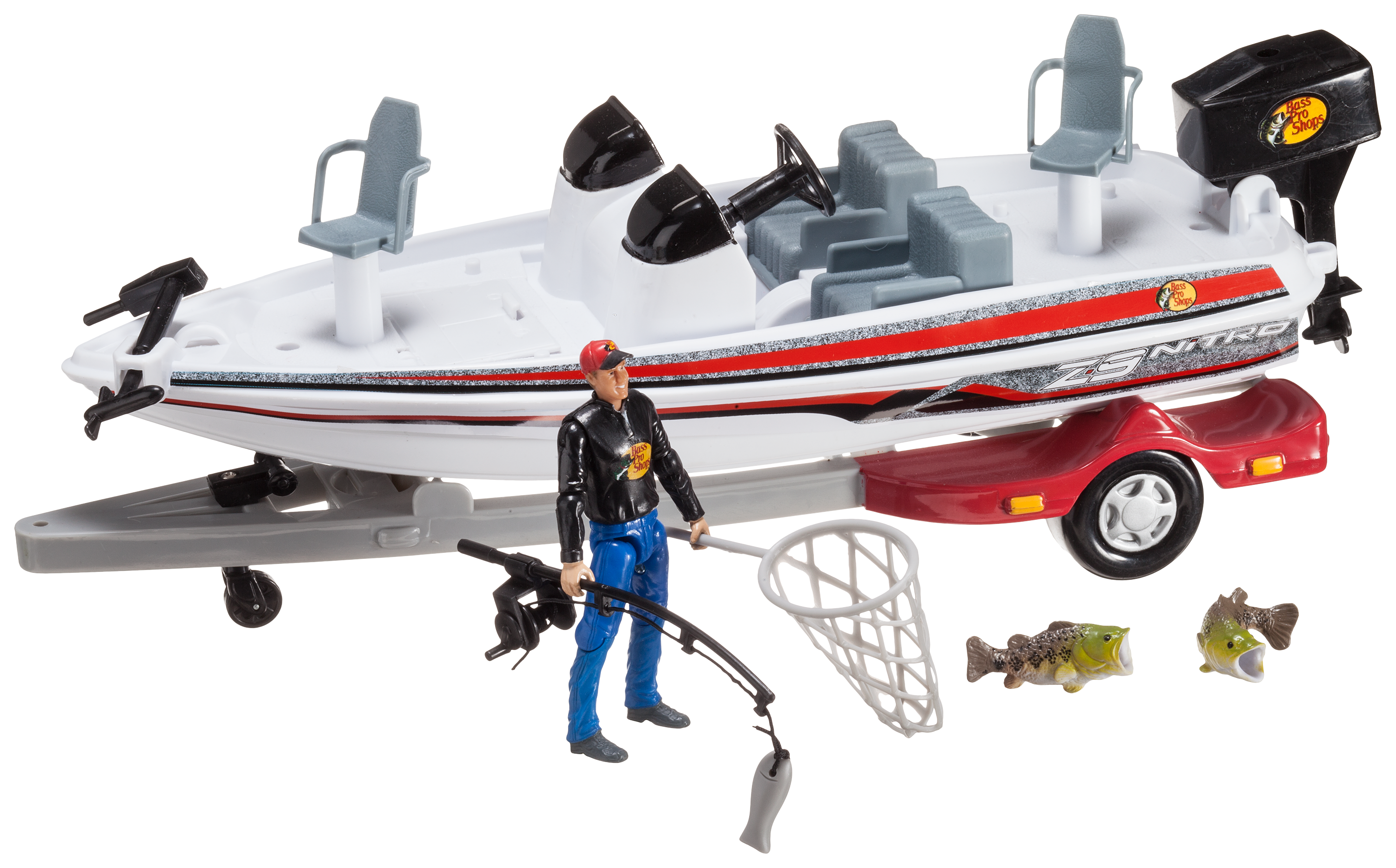 Bass Pro Shops NITRO Big Bass Boat Adventure Play Set for Kids | Bass ...